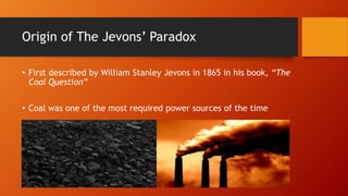 The Jevons Paradox | PPTX