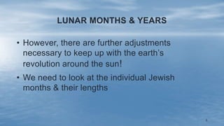 The Jewish Calendar | PPTX
