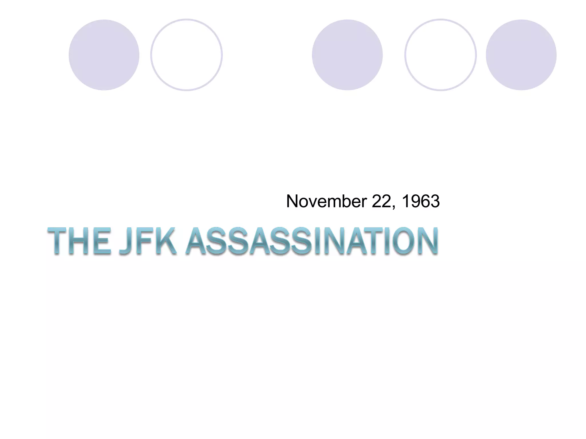The Jfk Assassination | PPT