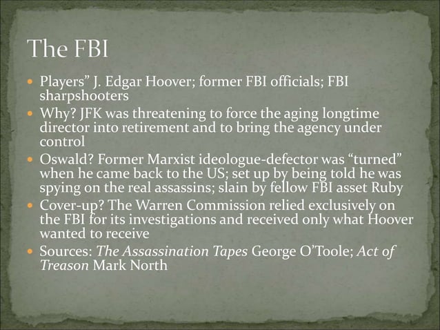 The JFK Assassination bkey.ppt