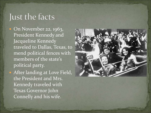 The JFK Assassination bkey.ppt