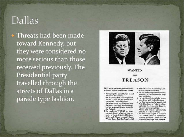 The JFK Assassination bkey.ppt