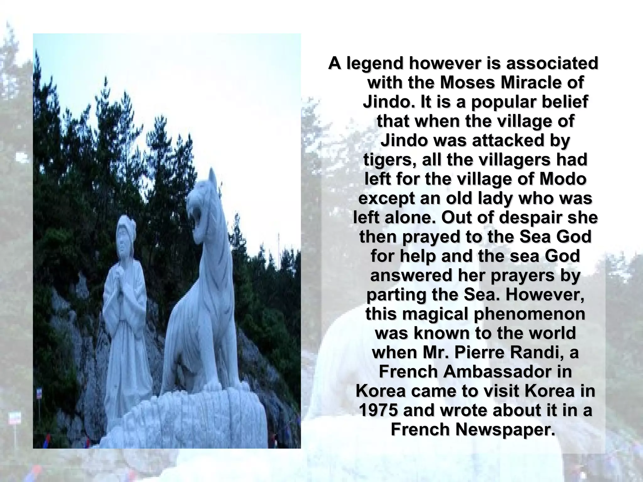 The Jindo Moses Miracle | PPT