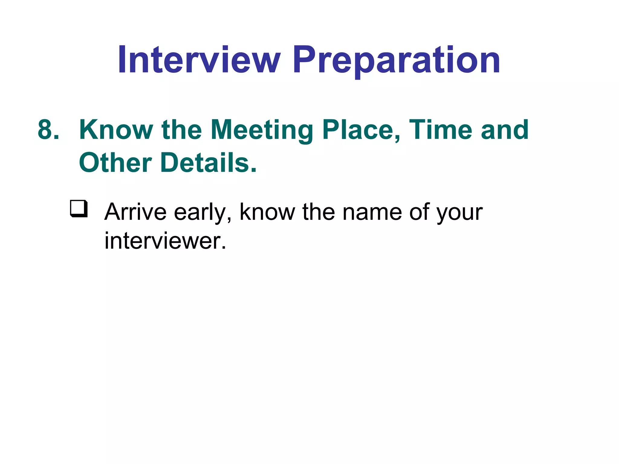 The job application process interview | PPT