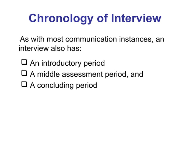 The job application process interview | PPT