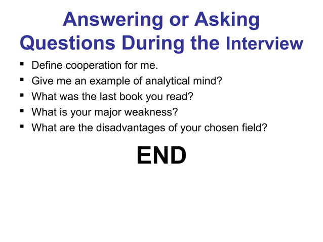 The job application process interview | PPT