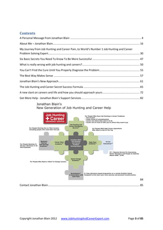The Job Hunting And Career Success Formula | PDF