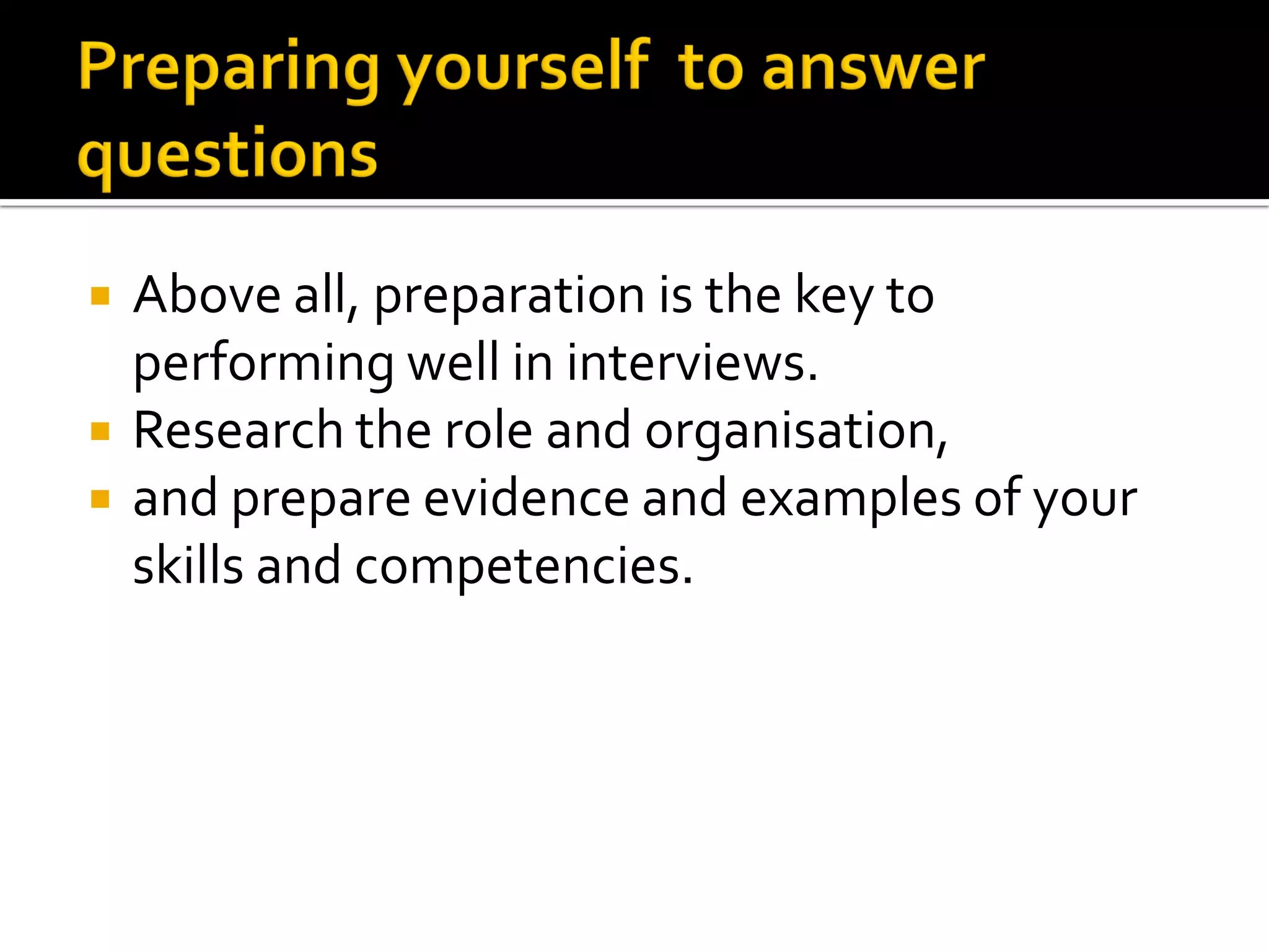 The job interview | PDF