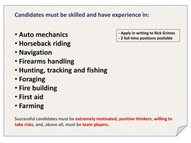 Answering Job Application Questions | PPT