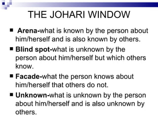 The johari window | PPT