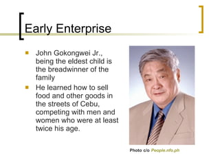 The john gokongwei story | PPT