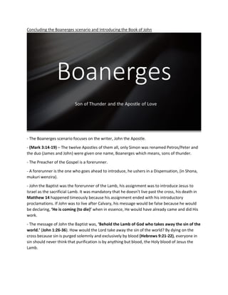 The John Series Part 1A Introduction (ii) - Notes.pdf