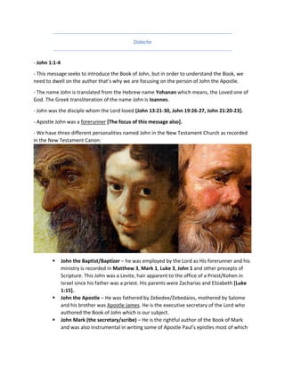 The John Series Part 1A Introduction (ii) - Notes.pdf