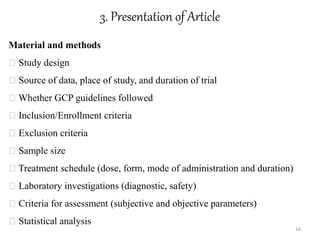 The journal club (education purpose) | PPTX