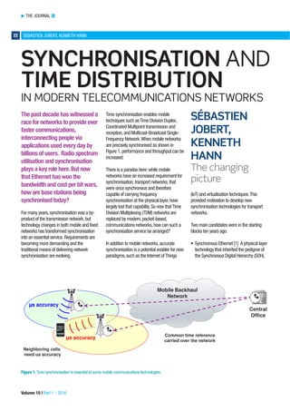 Synchronisation and Time Distribution in Modern Telecommunications ...