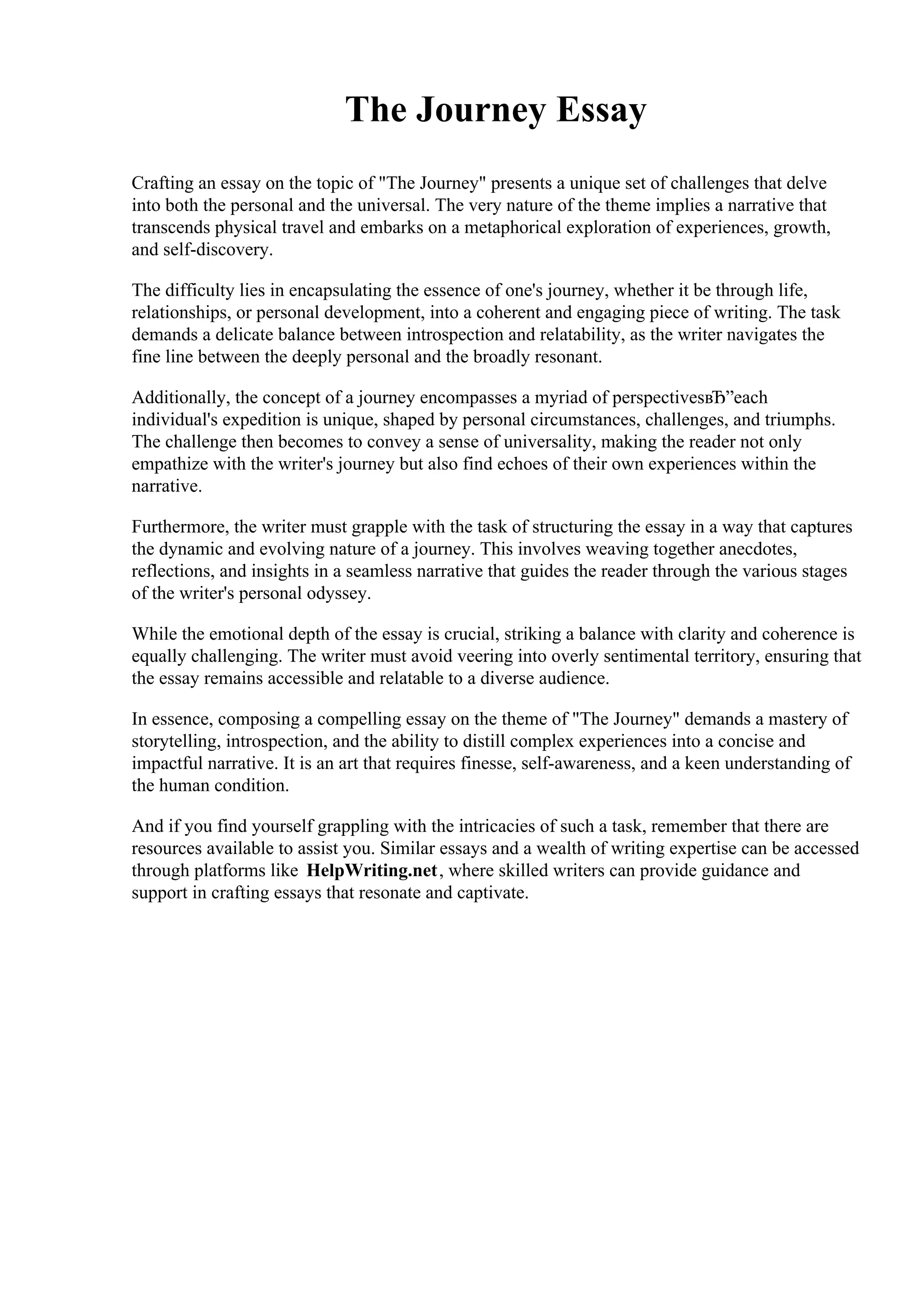 The Journey Essay.pdf