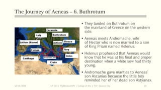 The Journey of Aeneas | PPTX