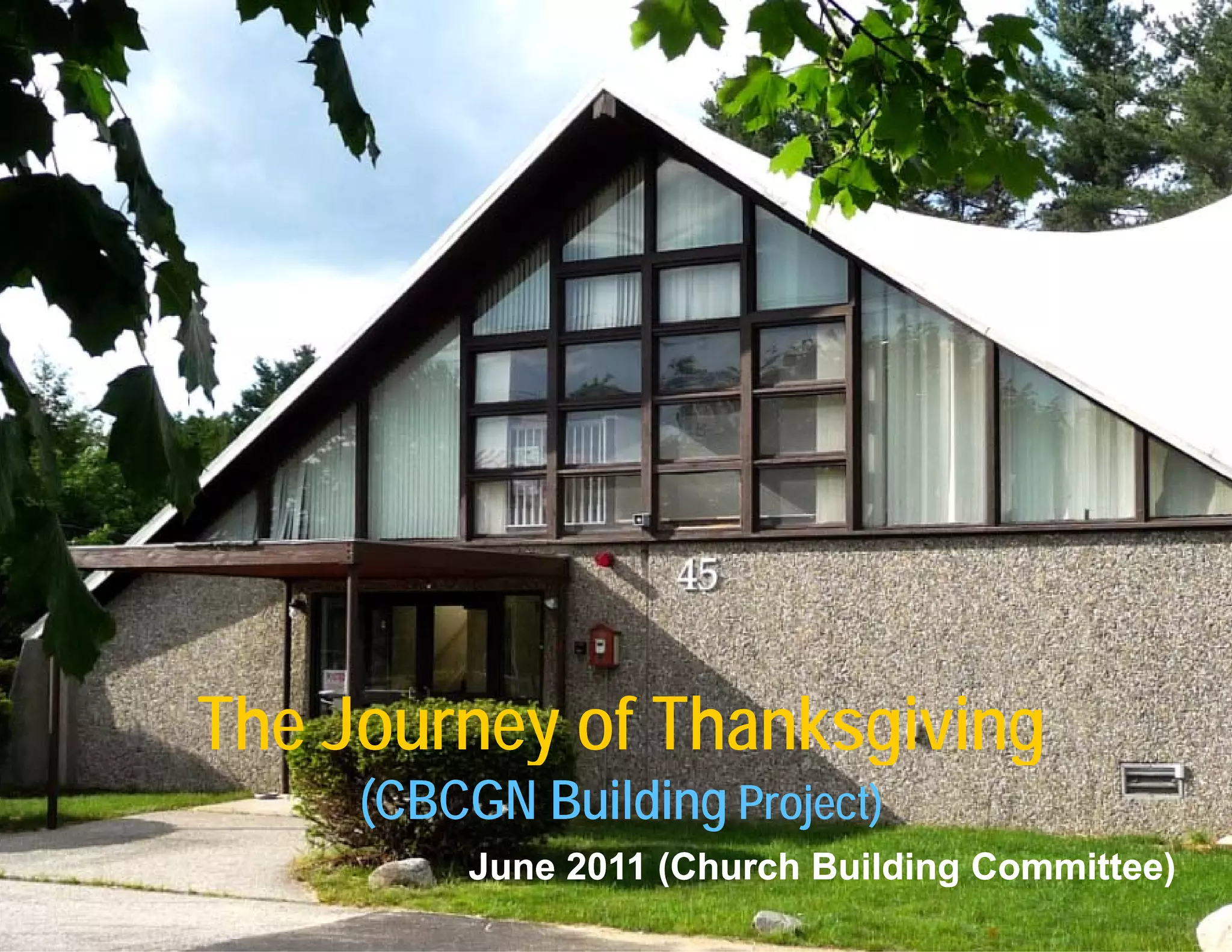 The Journey of CBCGN Church Building Project | PDF