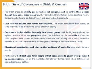 The journey of sri lanka 500 b.c. to 2017 | PPTX