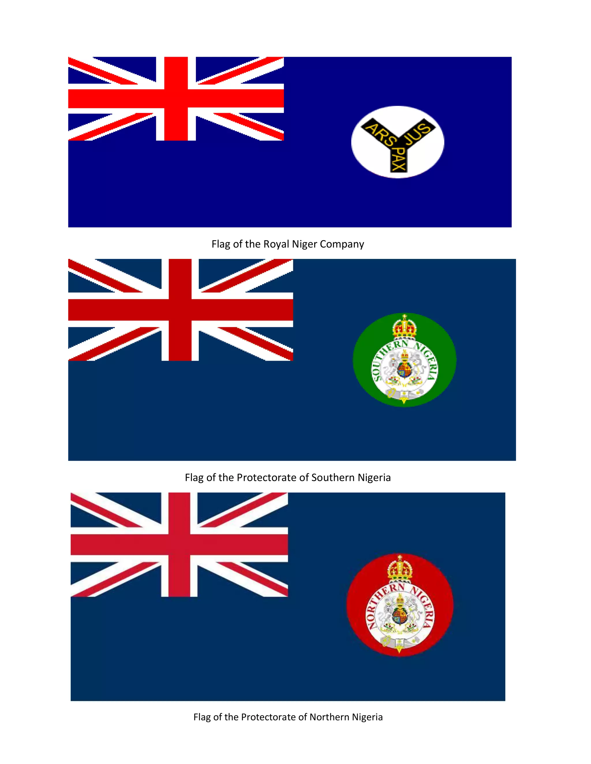 Nigeria- The journey to amalgamation- a brief summary. | PDF