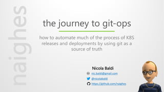 The journey to GitOps | PDF | Cloud Computing | Internet