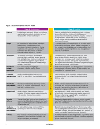 The journey toward greater customer centricity | PDF