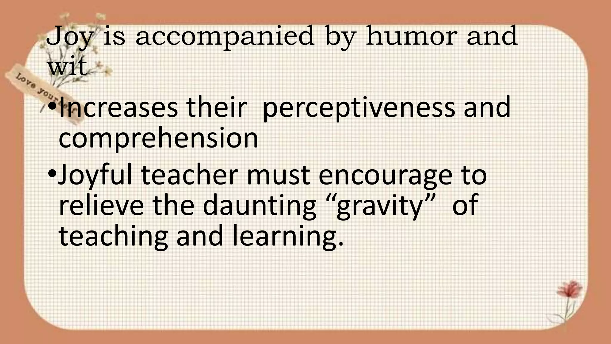 The Joys of Teaching.pptx