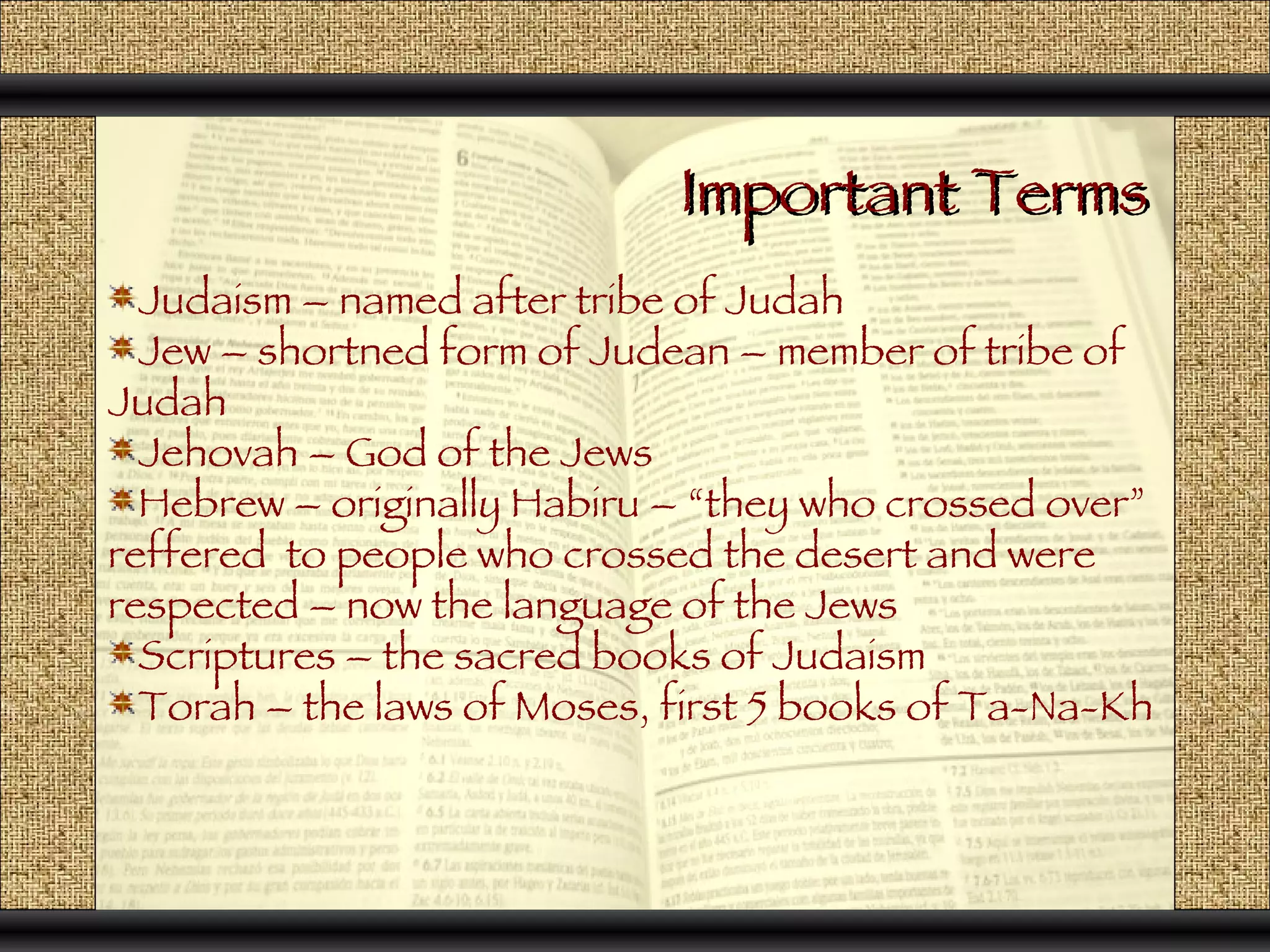 The Judaism Powerpoint | PPT