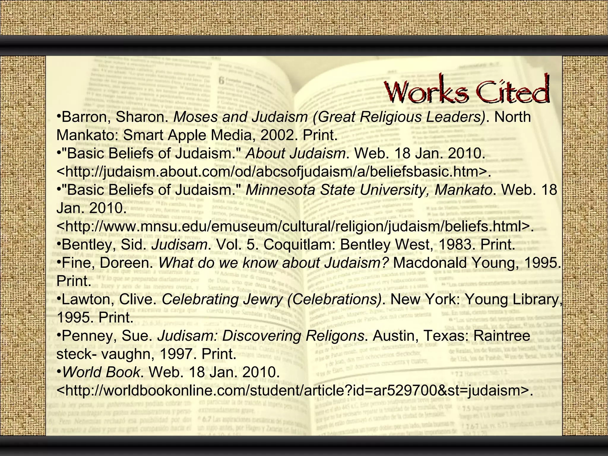 The Judaism Powerpoint | PPT