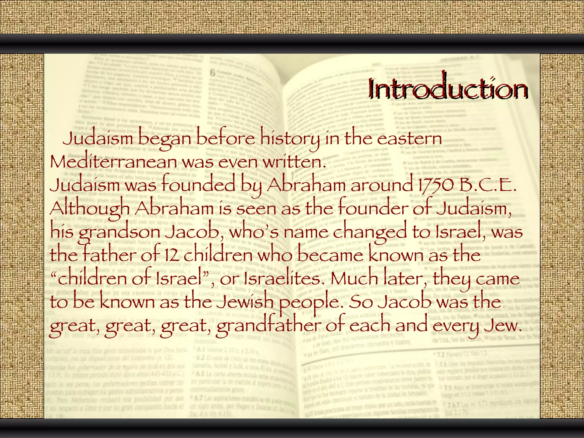 The Judaism Powerpoint | PPT