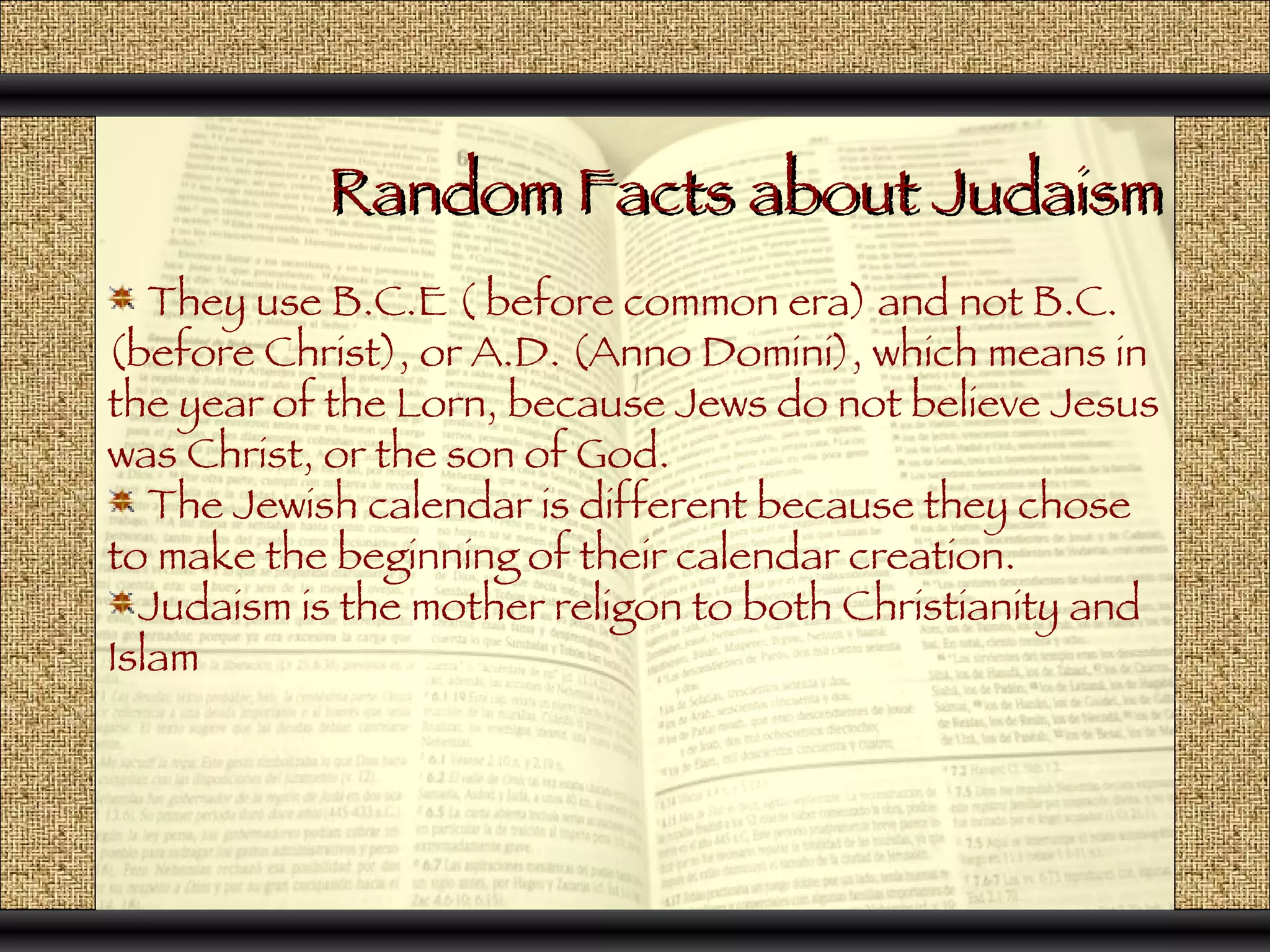 The Judaism Powerpoint | PPT