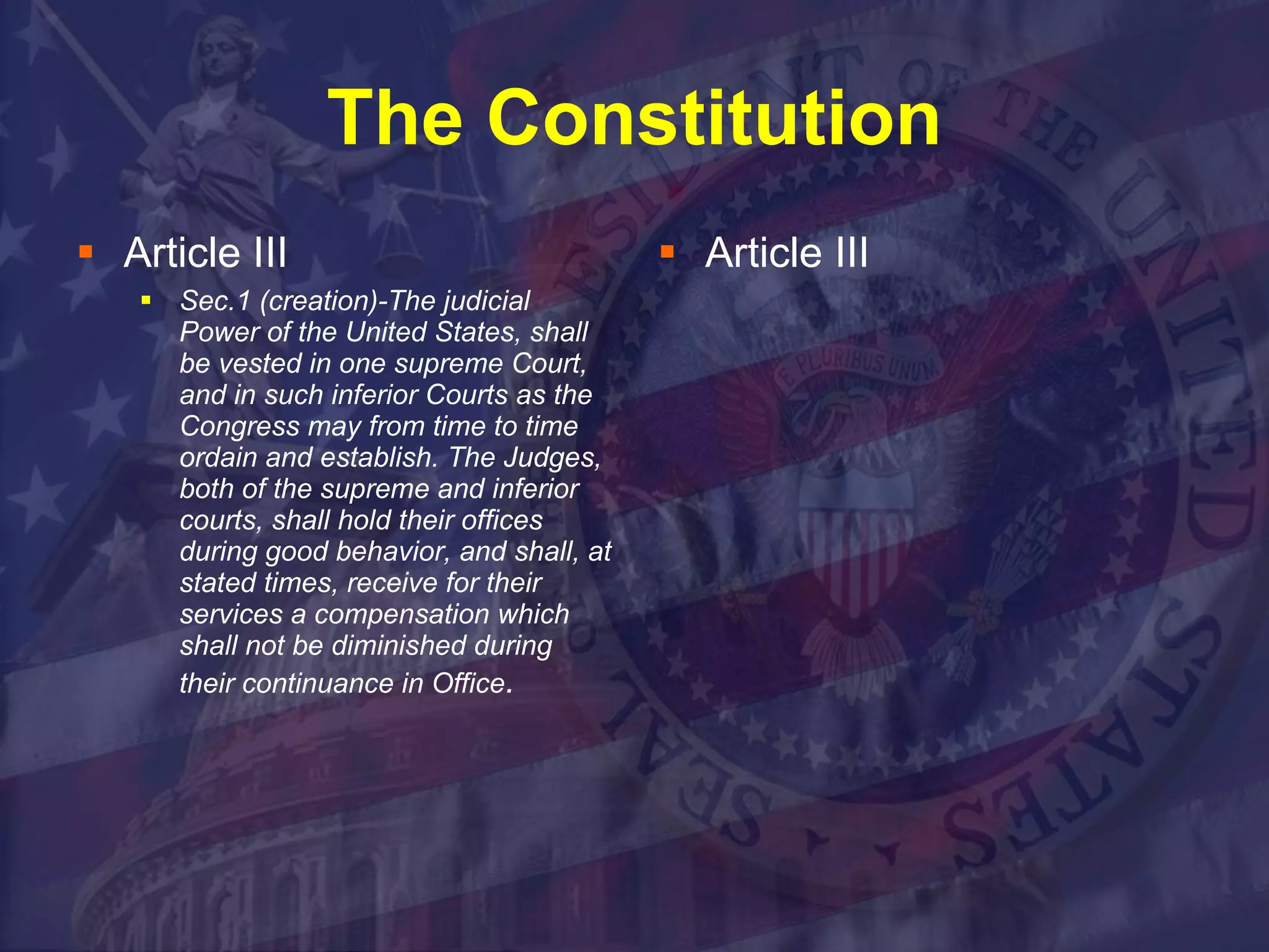 The Judicial Branch | PPT | Law