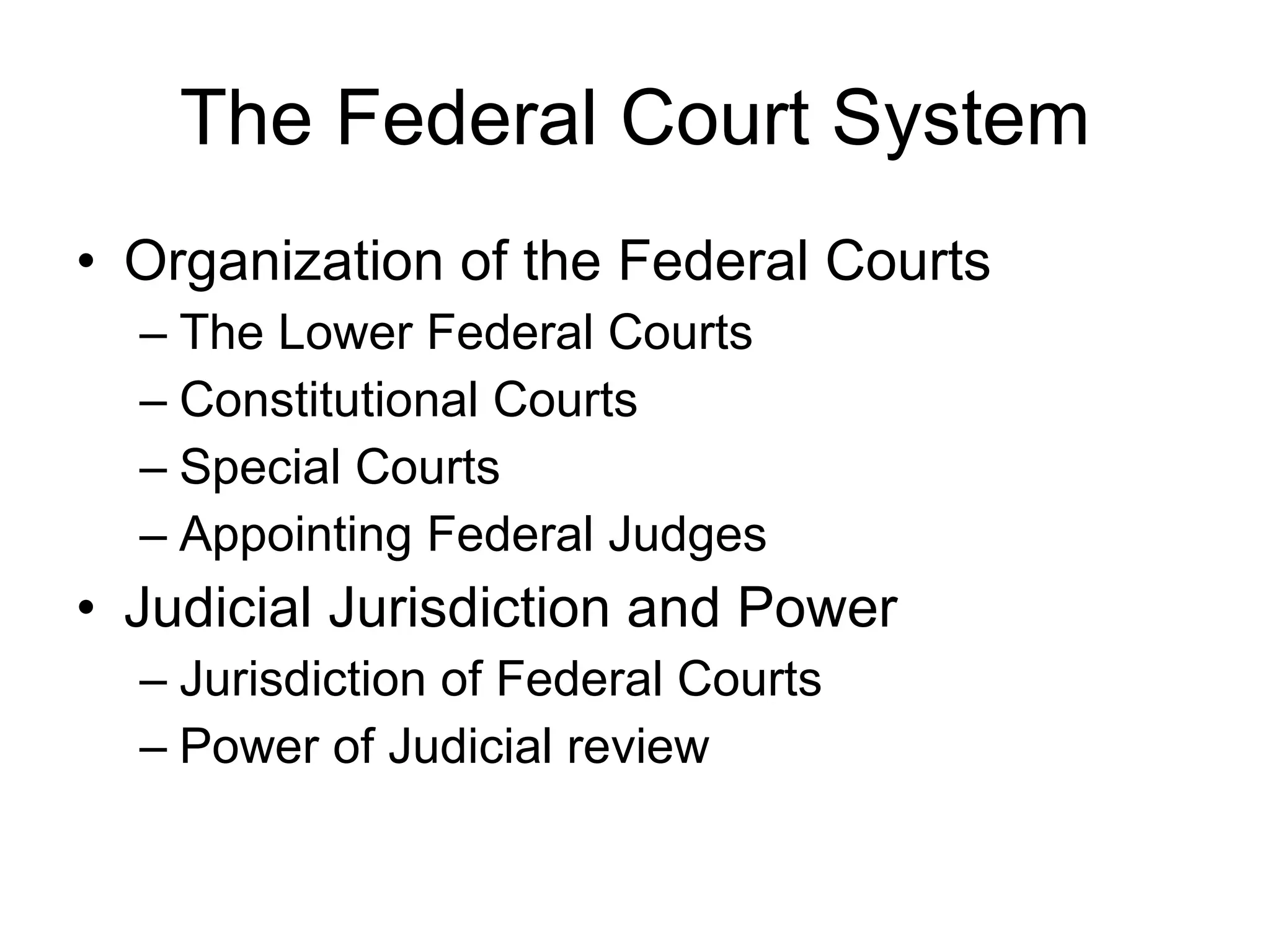 The Judicial Branch | PPT