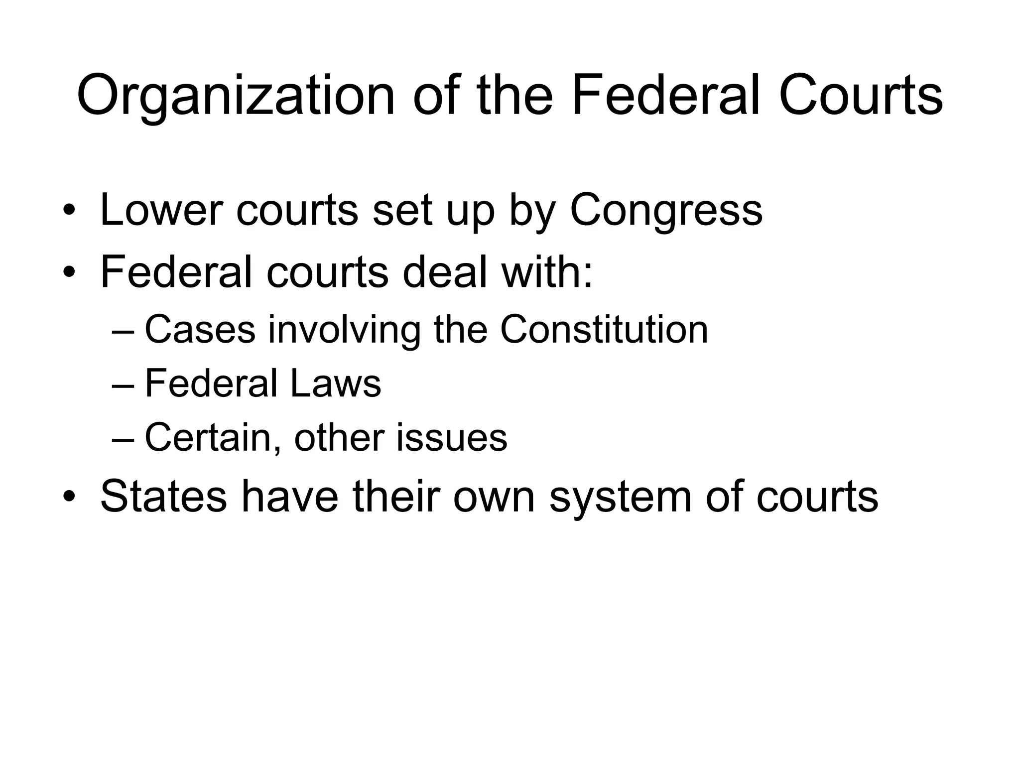 The Judicial Branch | PPT