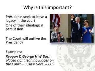 The Judicial Branch | The US Supreme Court | PPTX