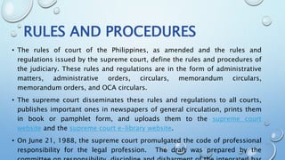 THE JUDICIAL BRANCH OF THE PHILIPPINE GOVERNMENT | PPTX
