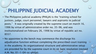 THE JUDICIAL BRANCH OF THE PHILIPPINE GOVERNMENT | PPTX