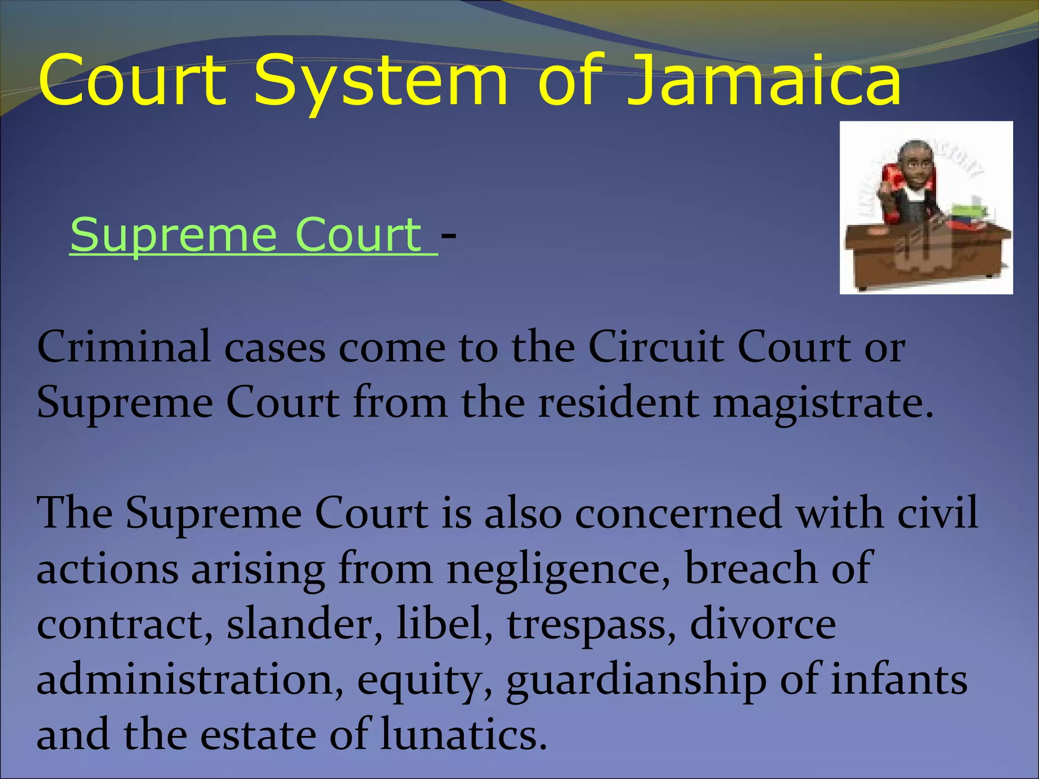 The judicial system | PPT