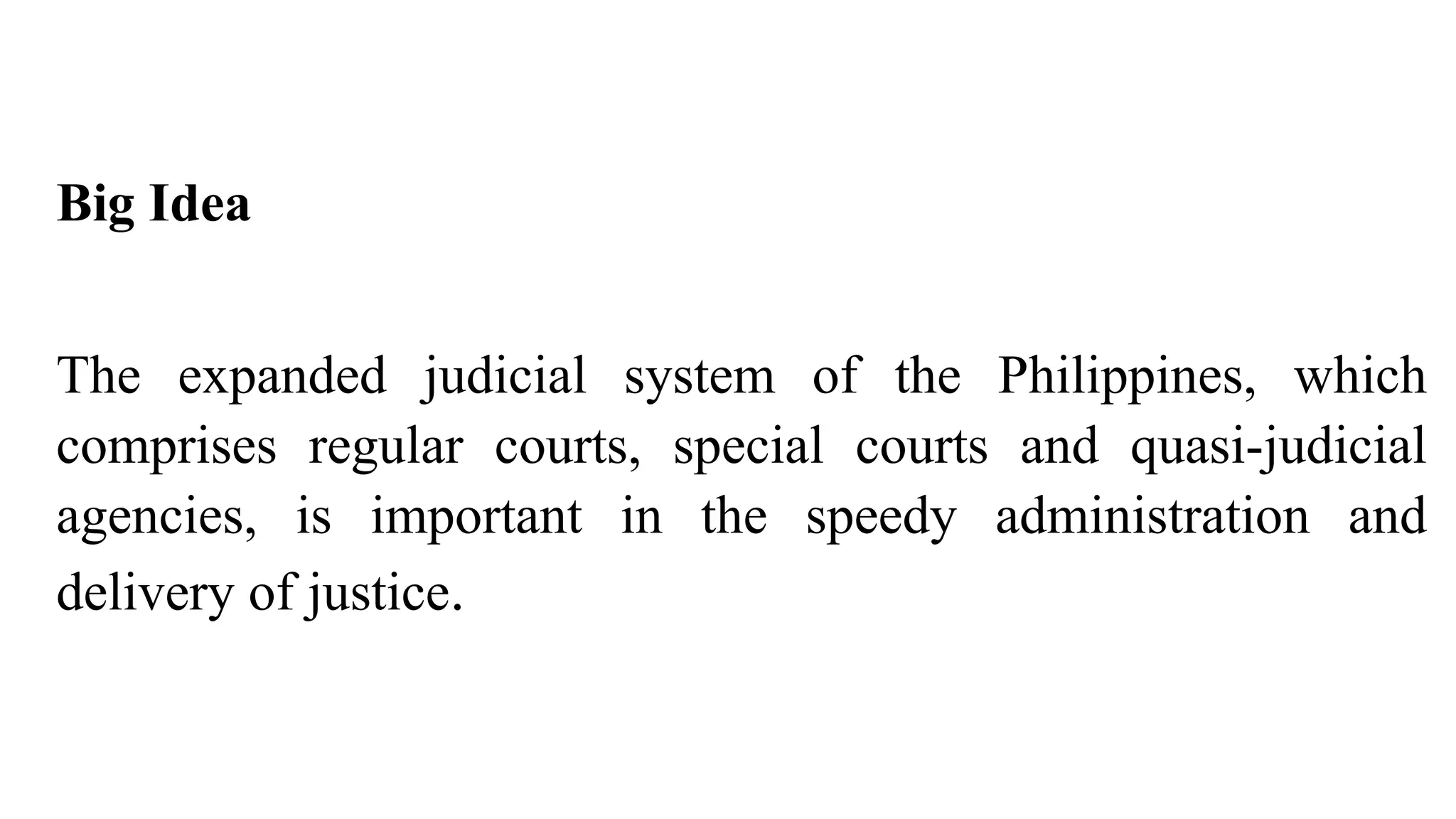 THE JUDICIARY as one of the Branch of Government | PPTX | Law