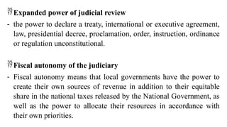 THE JUDICIARY as one of the Branch of Government | PPTX
