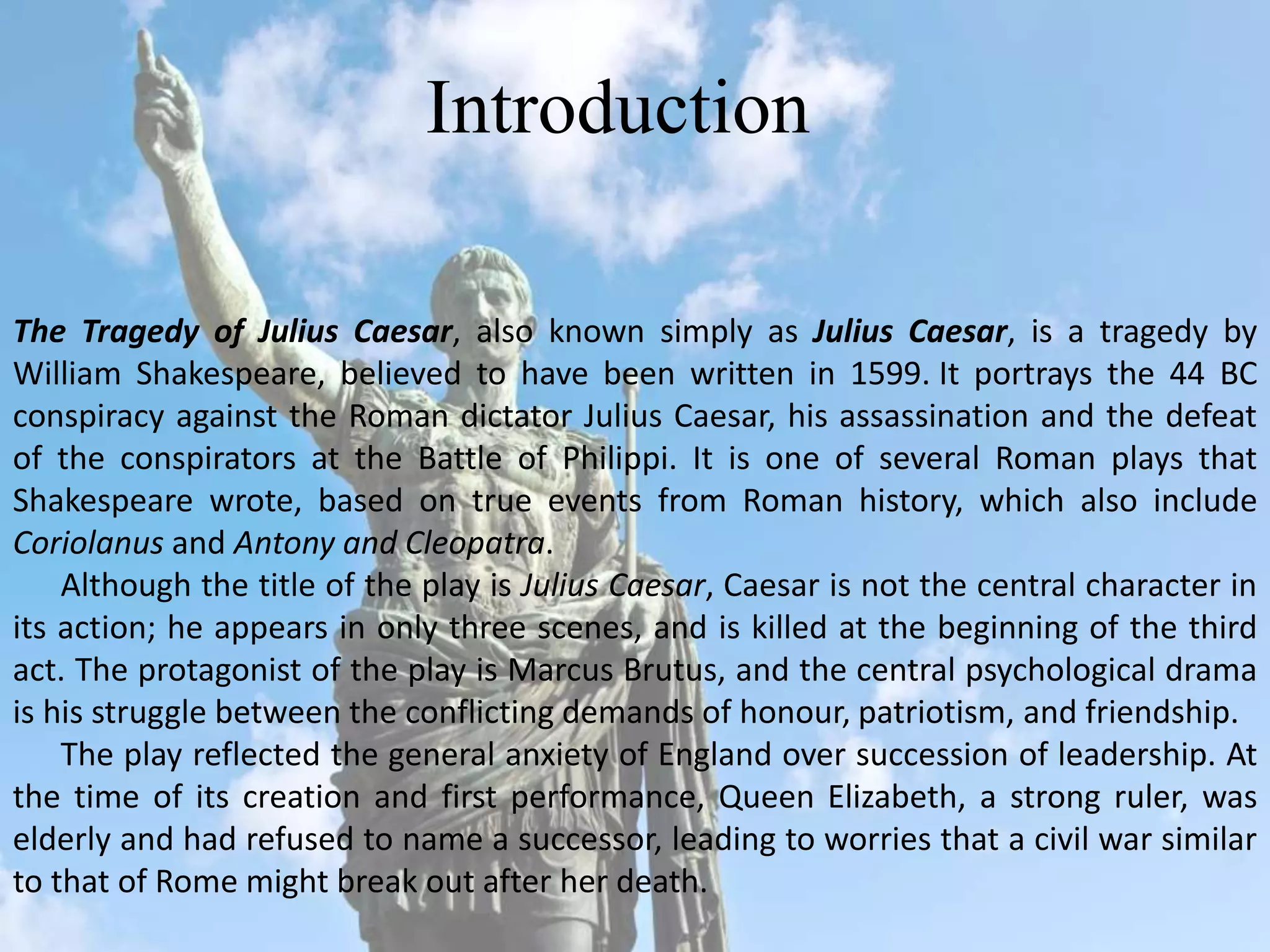 The Julius Caesar | PPTX