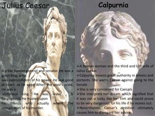 The Julius Caesar | PPTX