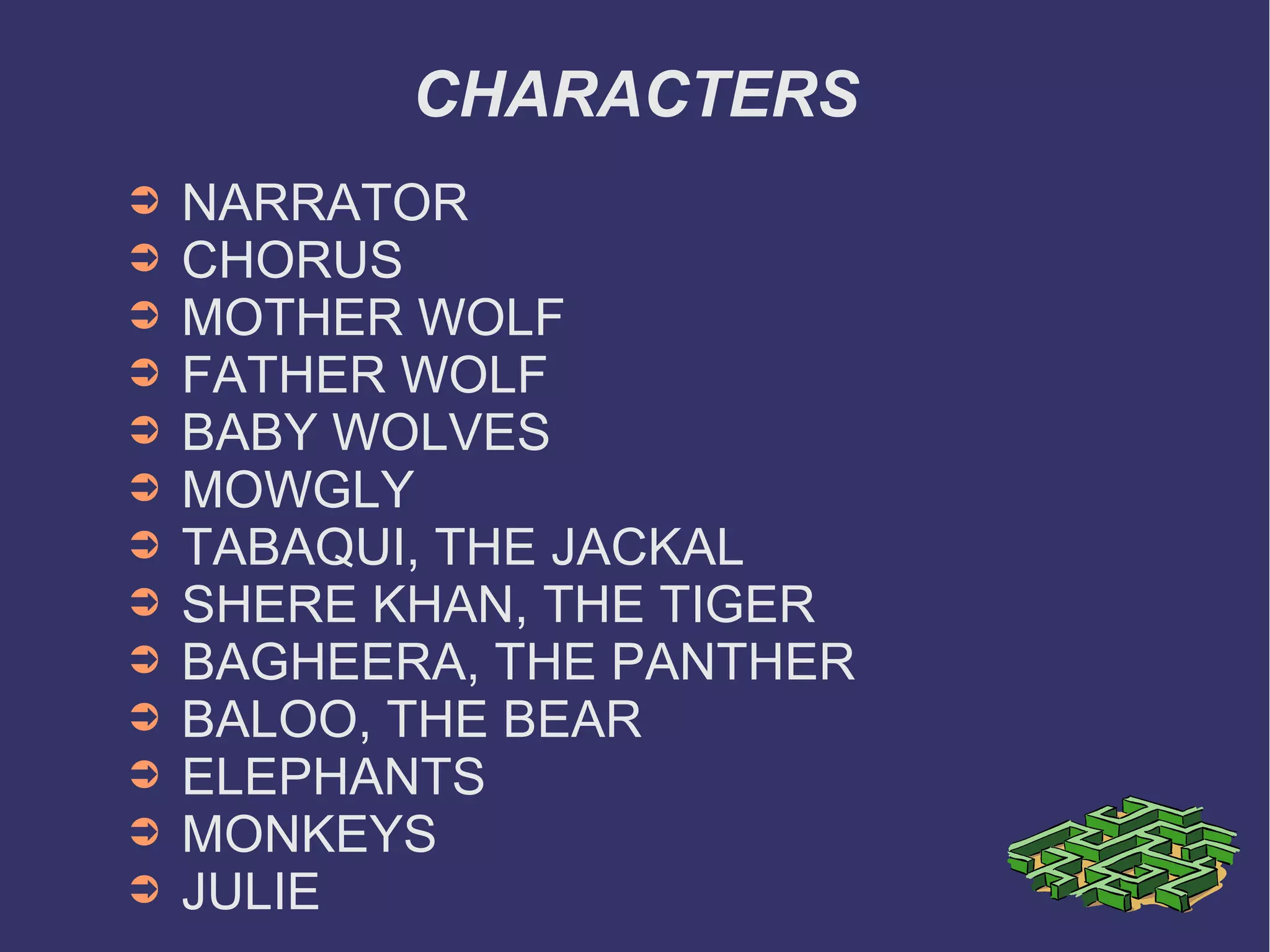 Jungle Book 2 Characters Names