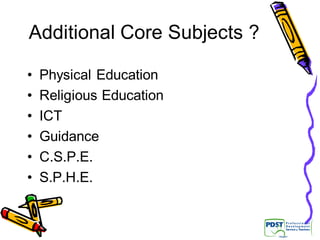 The junior certificate curriculum | PPT