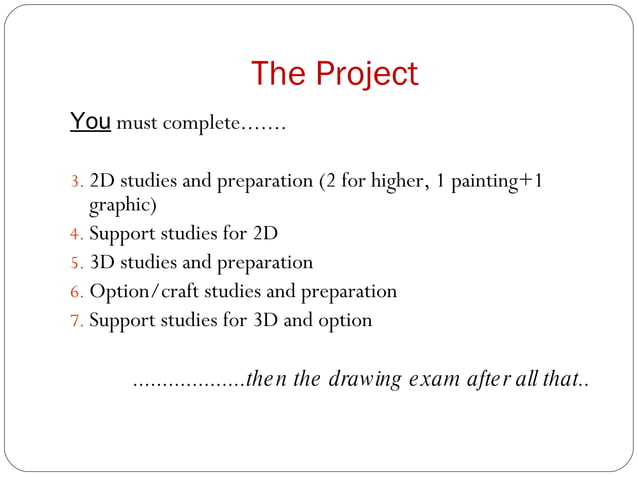 The junior cert project | PPT