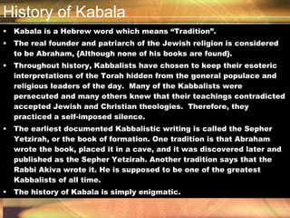 The Kabala | PPT | Spirituality | Religion & Spirituality