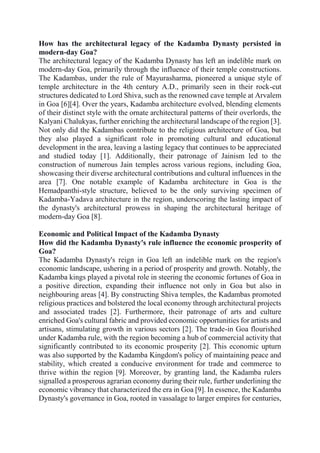 The Kadamba Dynasty of Goa: An In-Depth Examination of Their Legacy and ...