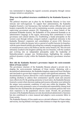 The Kadamba Dynasty of Goa: An In-Depth Examination of Their Legacy and ...