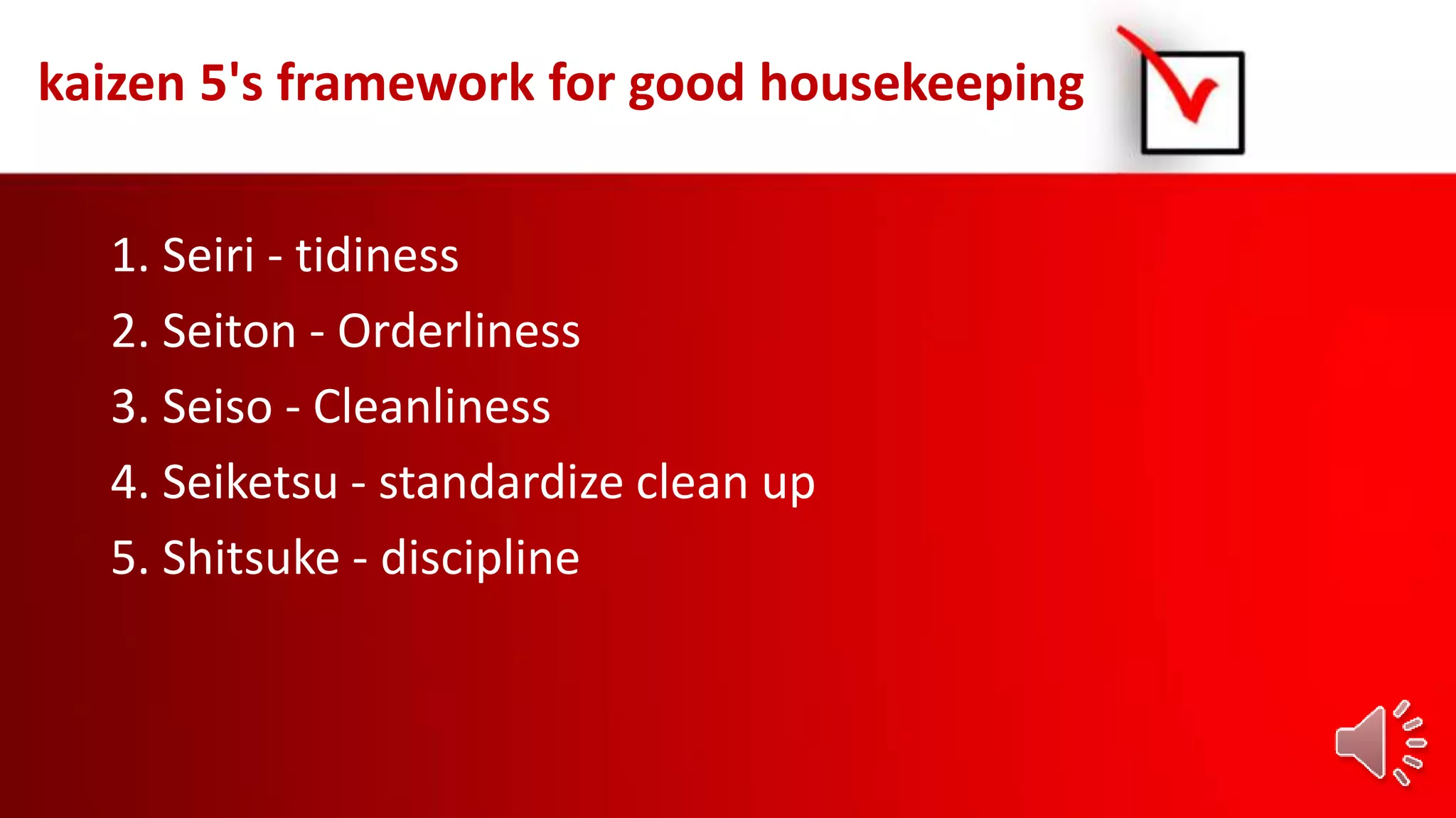 The kaizen methodology | PPTX