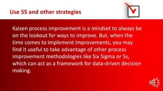 The kaizen methodology | PPTX